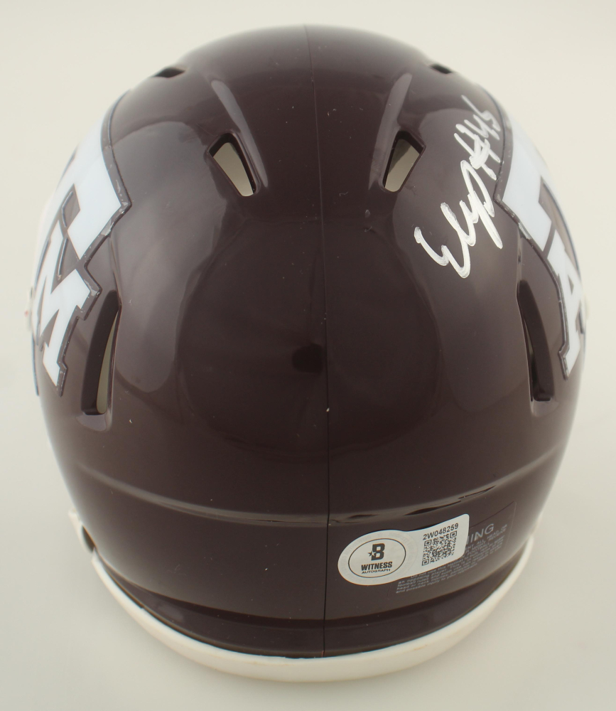 Edgerrin Cooper Signed Texas A&M Aggies Speed Mini Helmet (Beckett ...