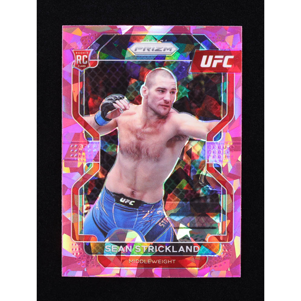 Sean Strickland 2022 Panini Prizm UFC Prizms Pink Ice #172 | Pristine ...
