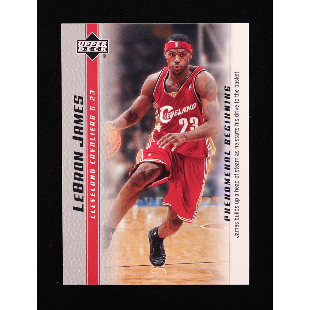 LeBron James 2003-04 Upper Deck Phenomenal Beginning LeBron James #11 ...