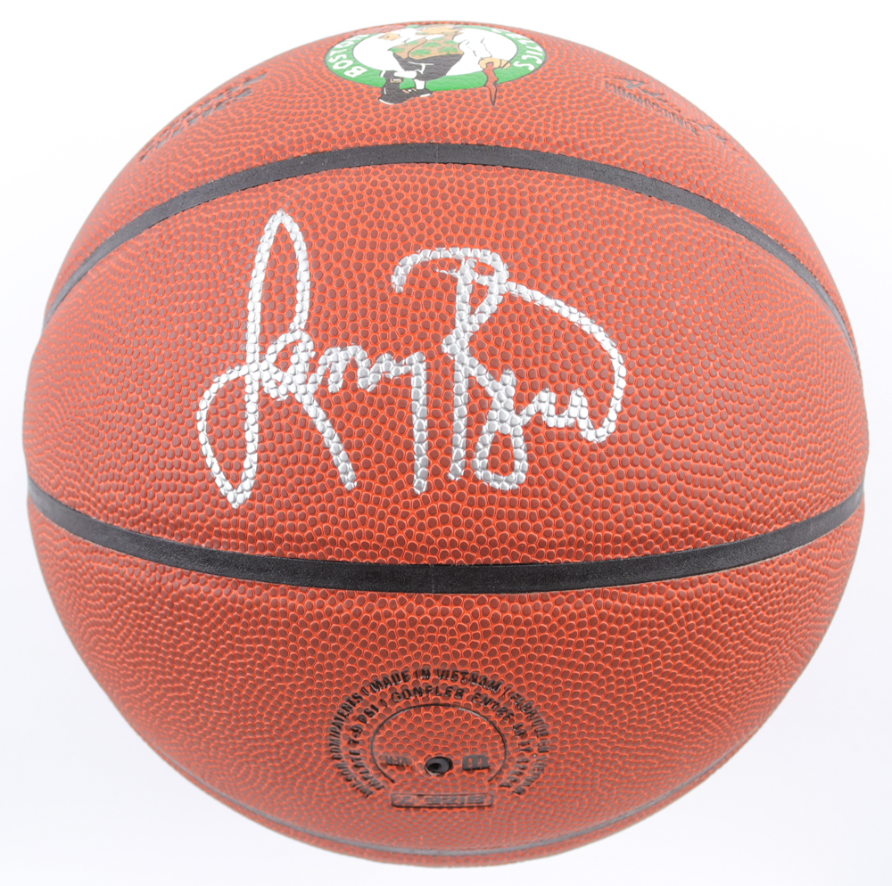 Larry Bird Signed Celtics Logo NBA Basketball (JSA & Bird) | Pristine ...