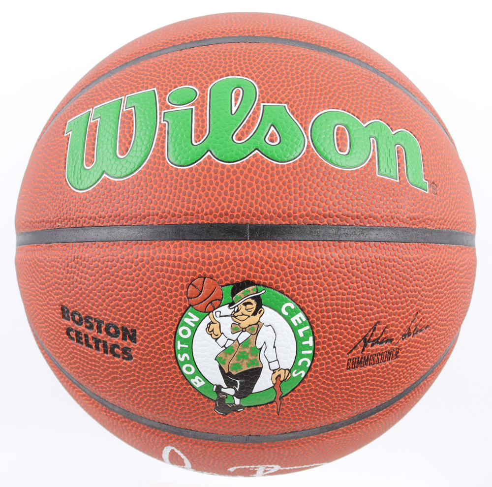 Larry Bird Signed Celtics Logo NBA Basketball (JSA & Bird) | Pristine ...