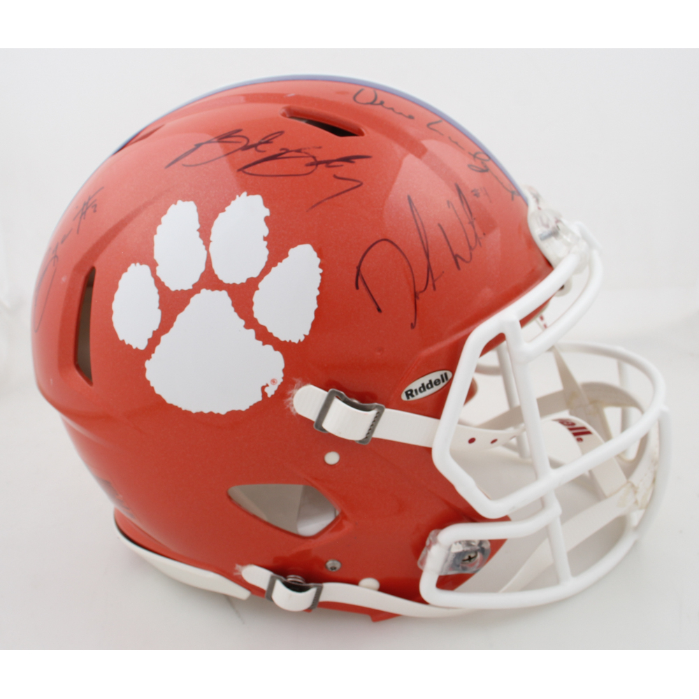 Football Legends Clemson Tigers Full-Size Speed Helmet Signed By (8 ...