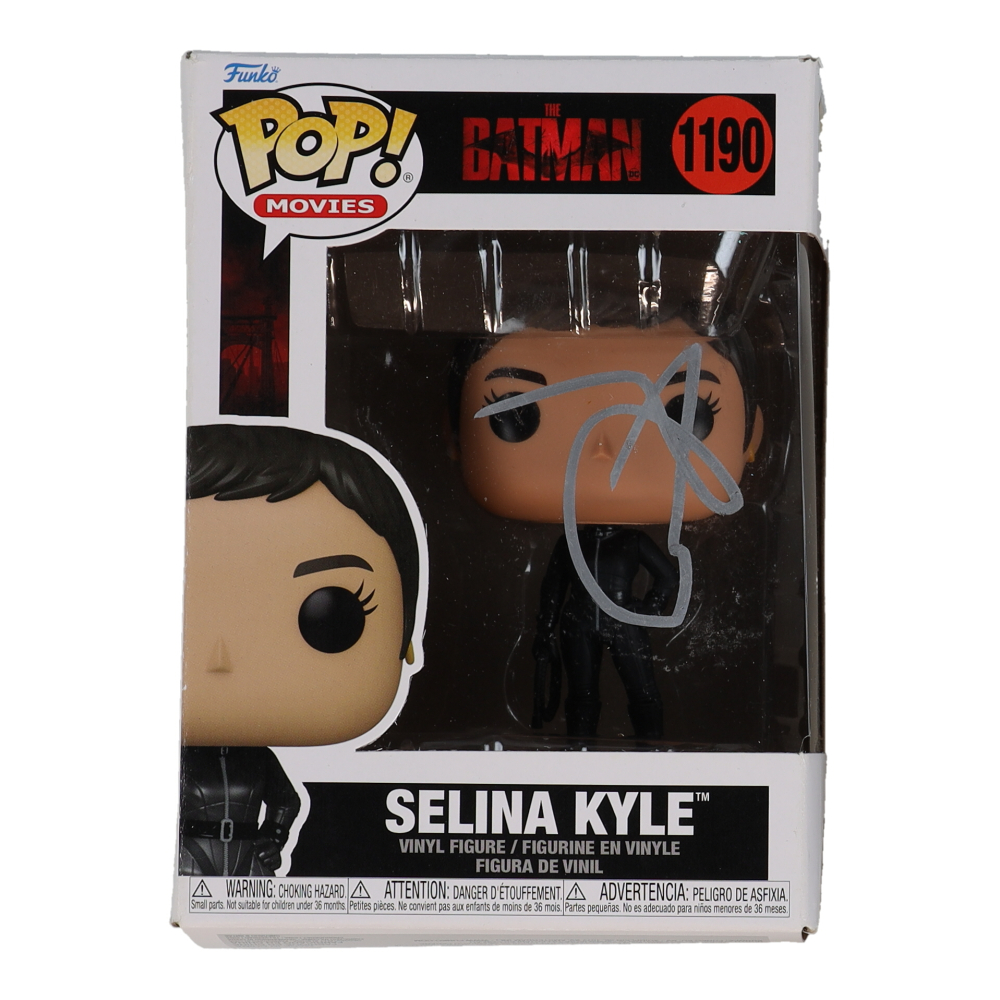 Zoe Kravitz Signed “The Batman” #1190 Selina Kyle Funko Pop! Vinyl ...