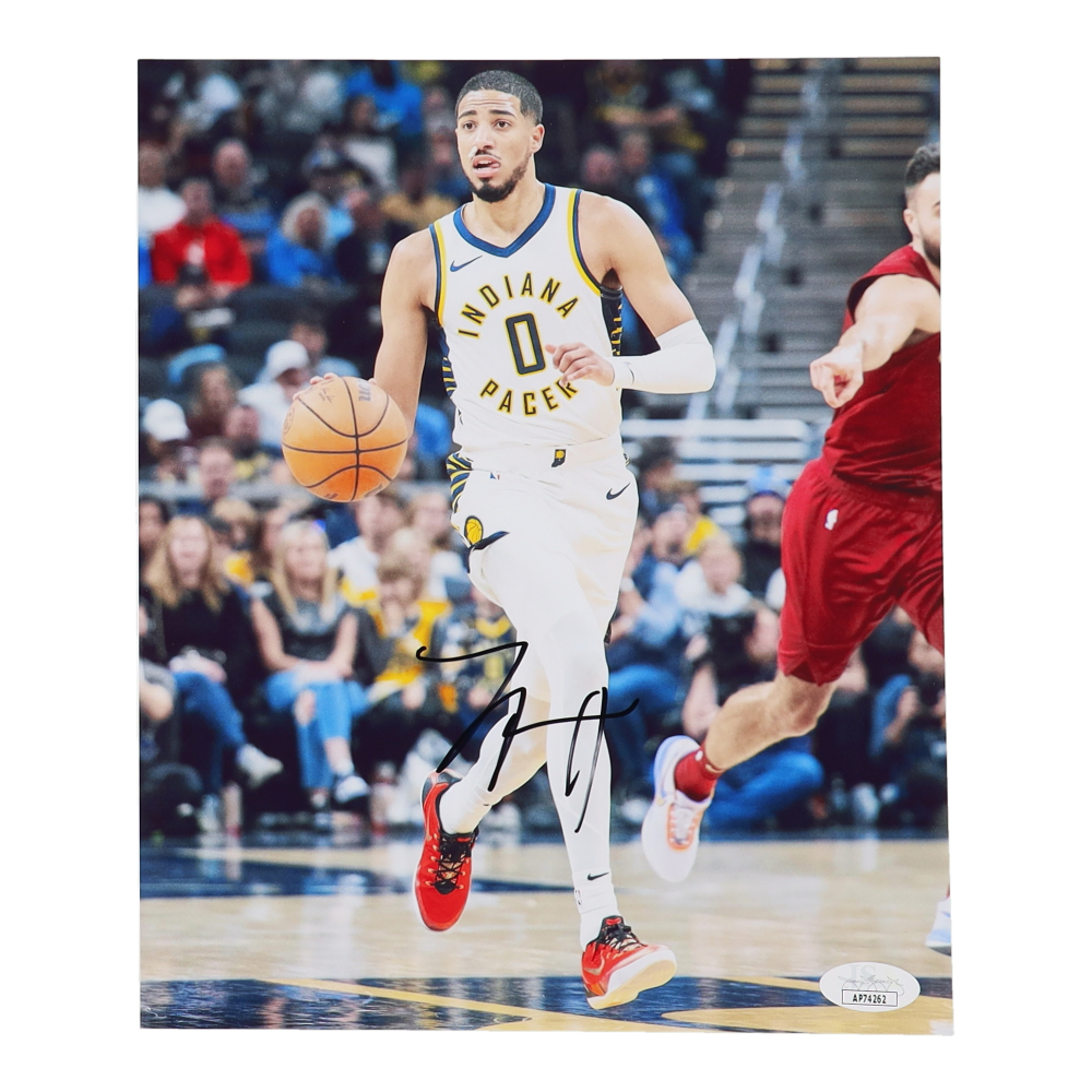 Tyrese Haliburton Signed Pacers 8x10 Photo (JSA) | Pristine Auction