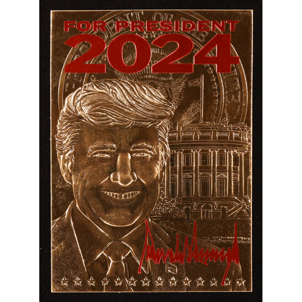 Donald Trump 2021 Merrick Mint For President 2024 Red Signature Series ...