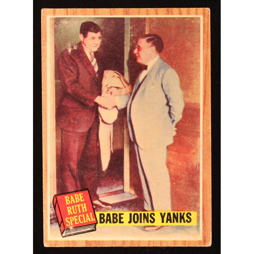 Babe Ruth 1962 Topps #136 Special 2 / Babe Joins Yanks/Pictured Owner ...