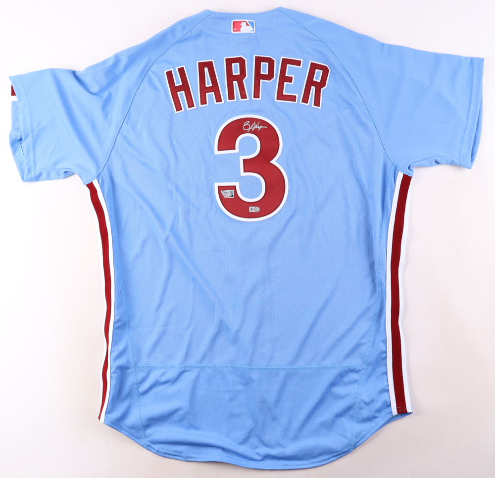 Bryce Harper Signed Phillies Jersey (Fanatics & MLB) | Pristine Auction