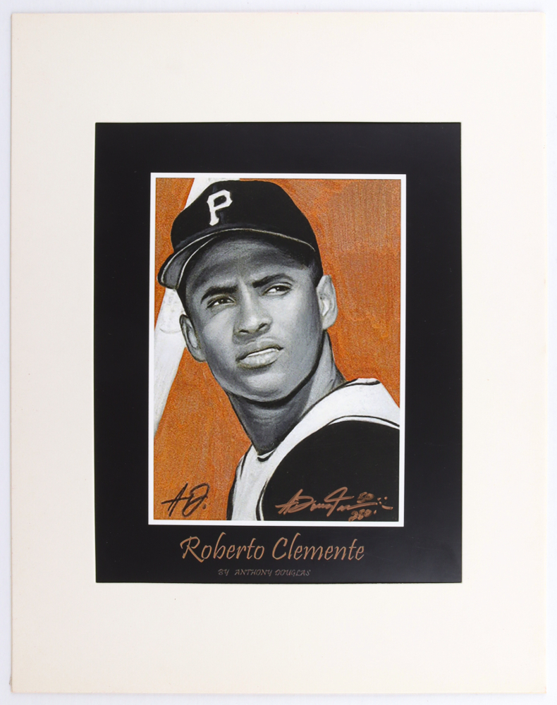 "Roberto Clemente" LE 11x14 Custom Matted Print by Anthony Douglas ...