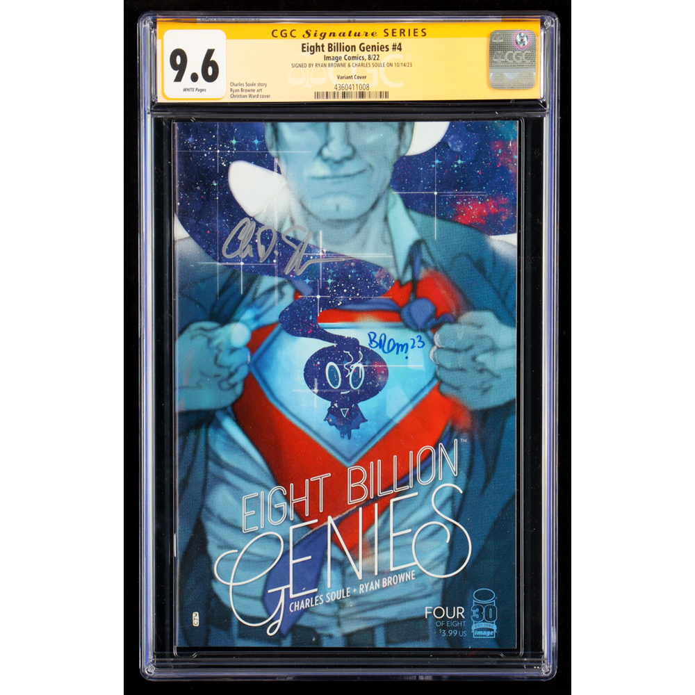 Charles Soule & Ryan Browne Signed 2022 "Eight Billion Genies" #4 Image ...