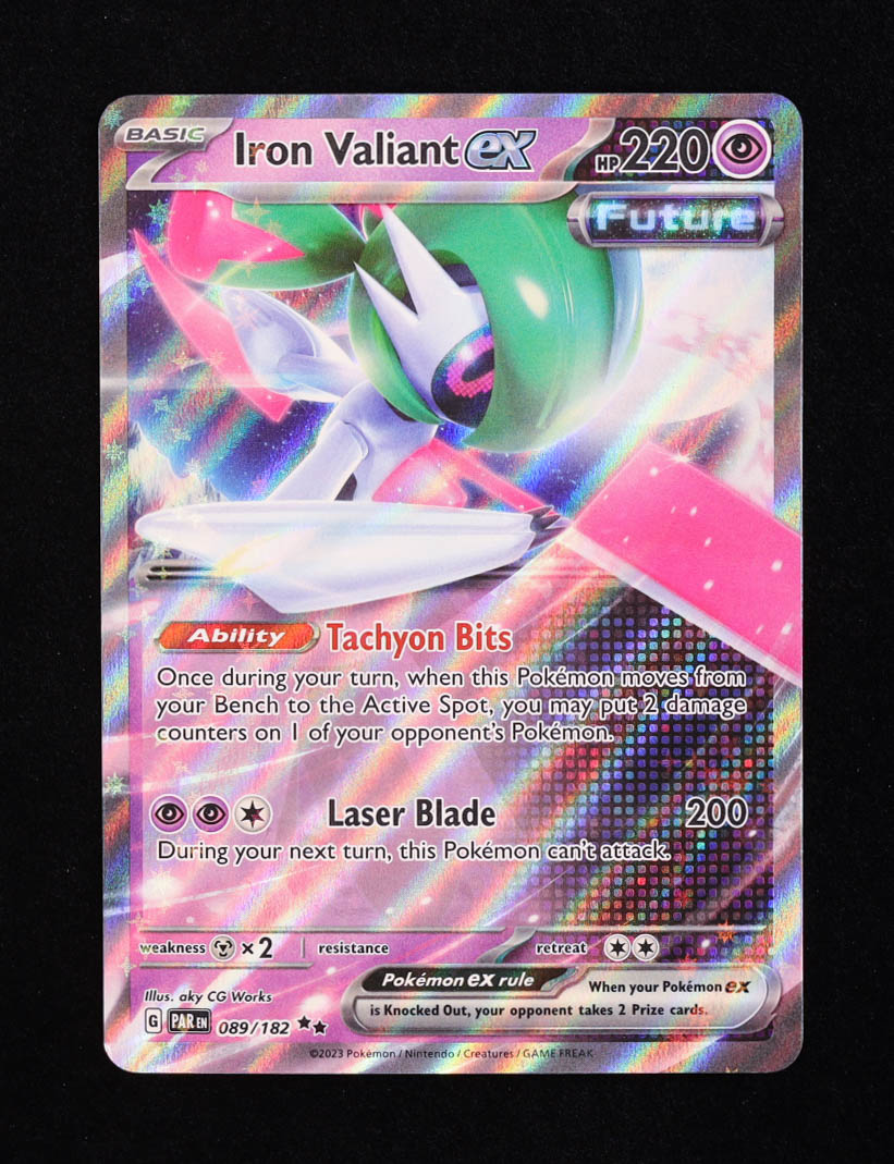 Iron Valiant ex 2023 Pokemon Scarlet and Violet Future Flash #89 HOLO ...