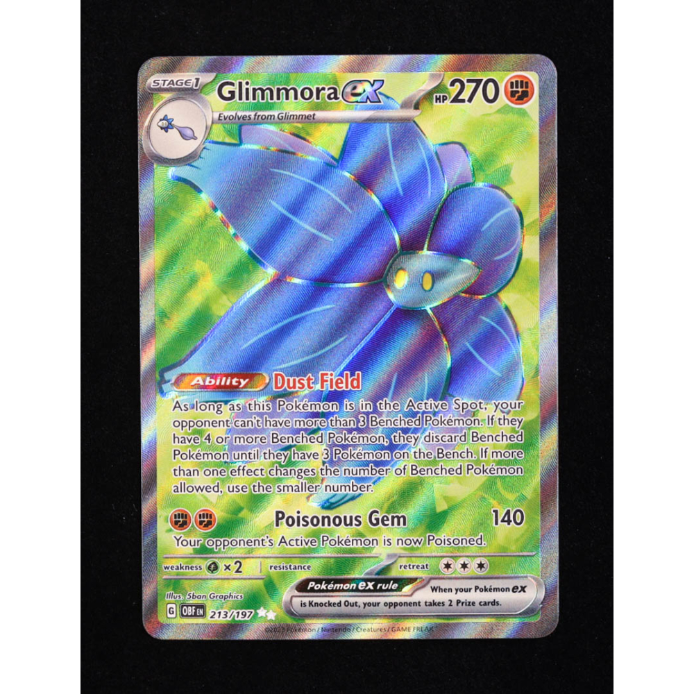 Glimmora EX 2023 Pokemon Scarlet and Violet Obsidian Flames #213 ...