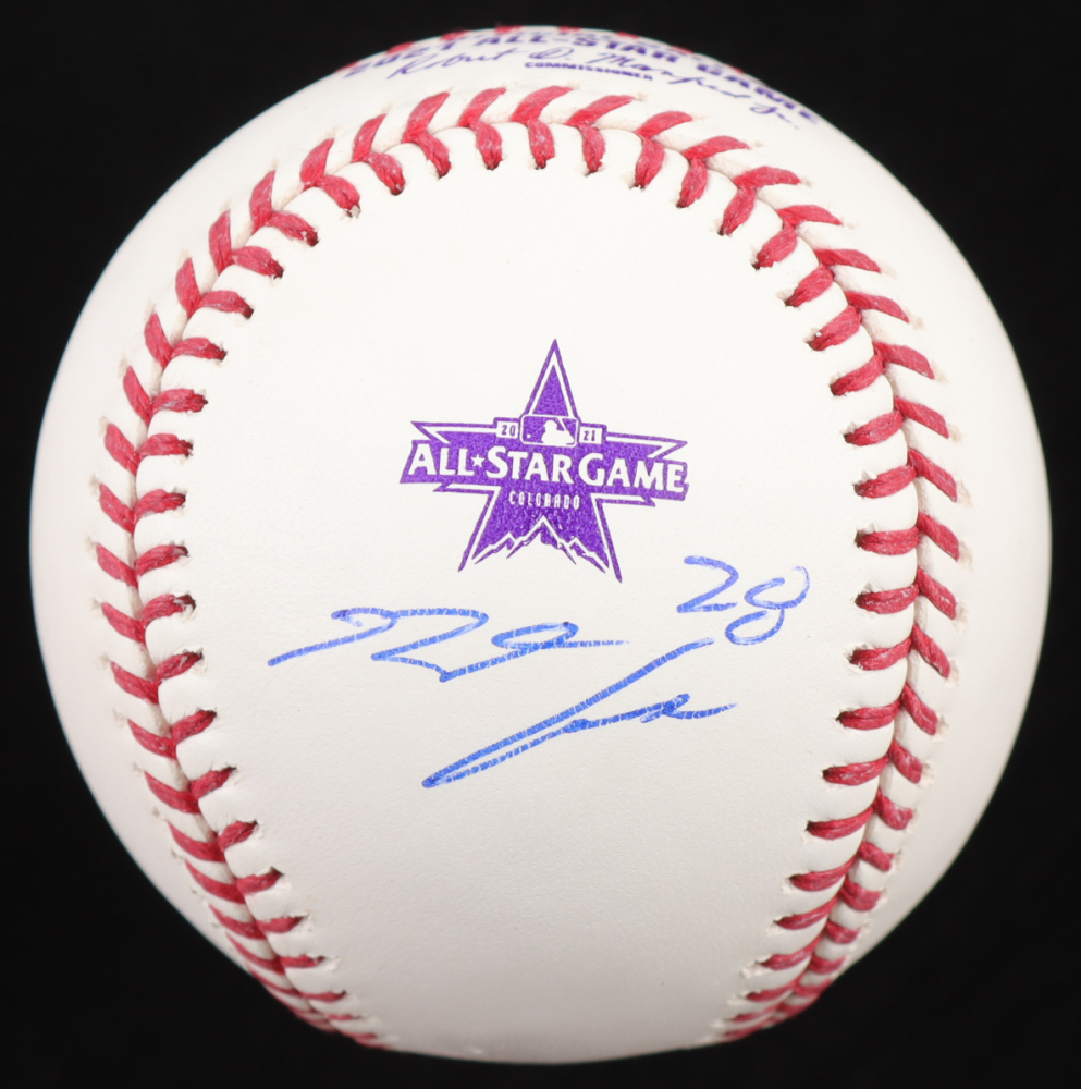 Nolan Arenado Signed 2021 All-Star Game Baseball (JSA & USA SM ...