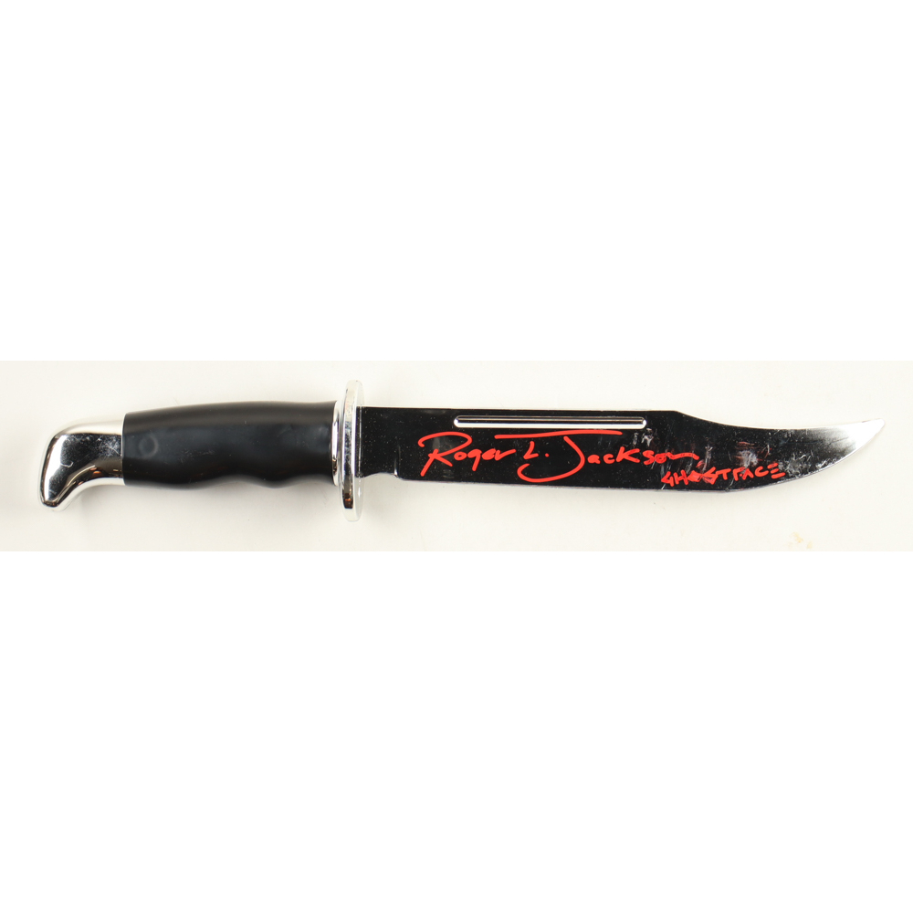 Roger Jackson Signed "Scream" Prop Knife Inscribed "Ghostface" (JSA ...
