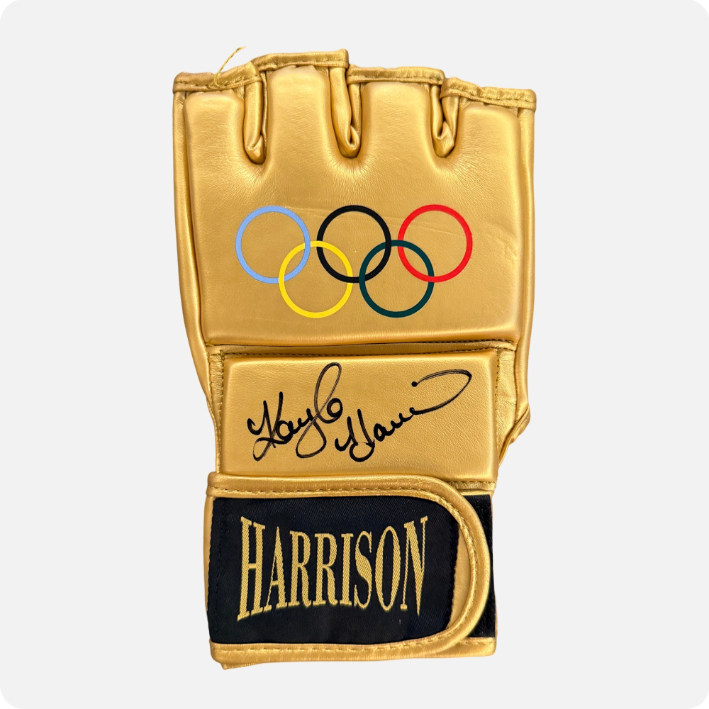 Kayla Harrison Signed USA Olympic MMA Gold Glove (PSA) | Pristine Auction