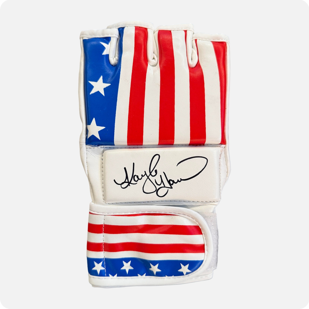 Kayla Harrison Signed USA Flag MMA Glove (PSA) | Pristine Auction