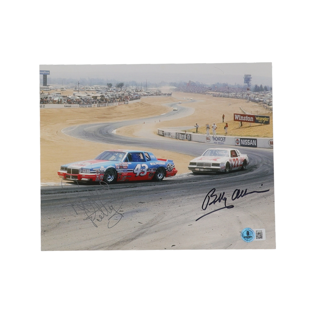 Richard Petty & Bobby Allison Signed NASCAR 8x10 Photo (Beckett ...