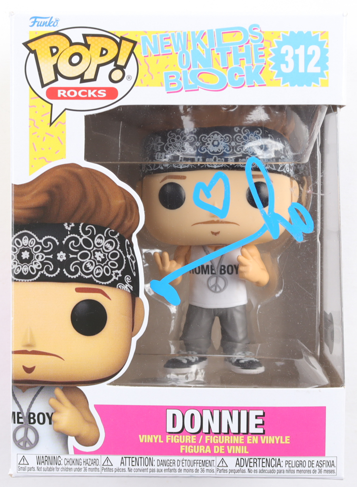 Donnie Wahlberg Signed "News Kids On The Block" #312 Donnie Funko Pop ...