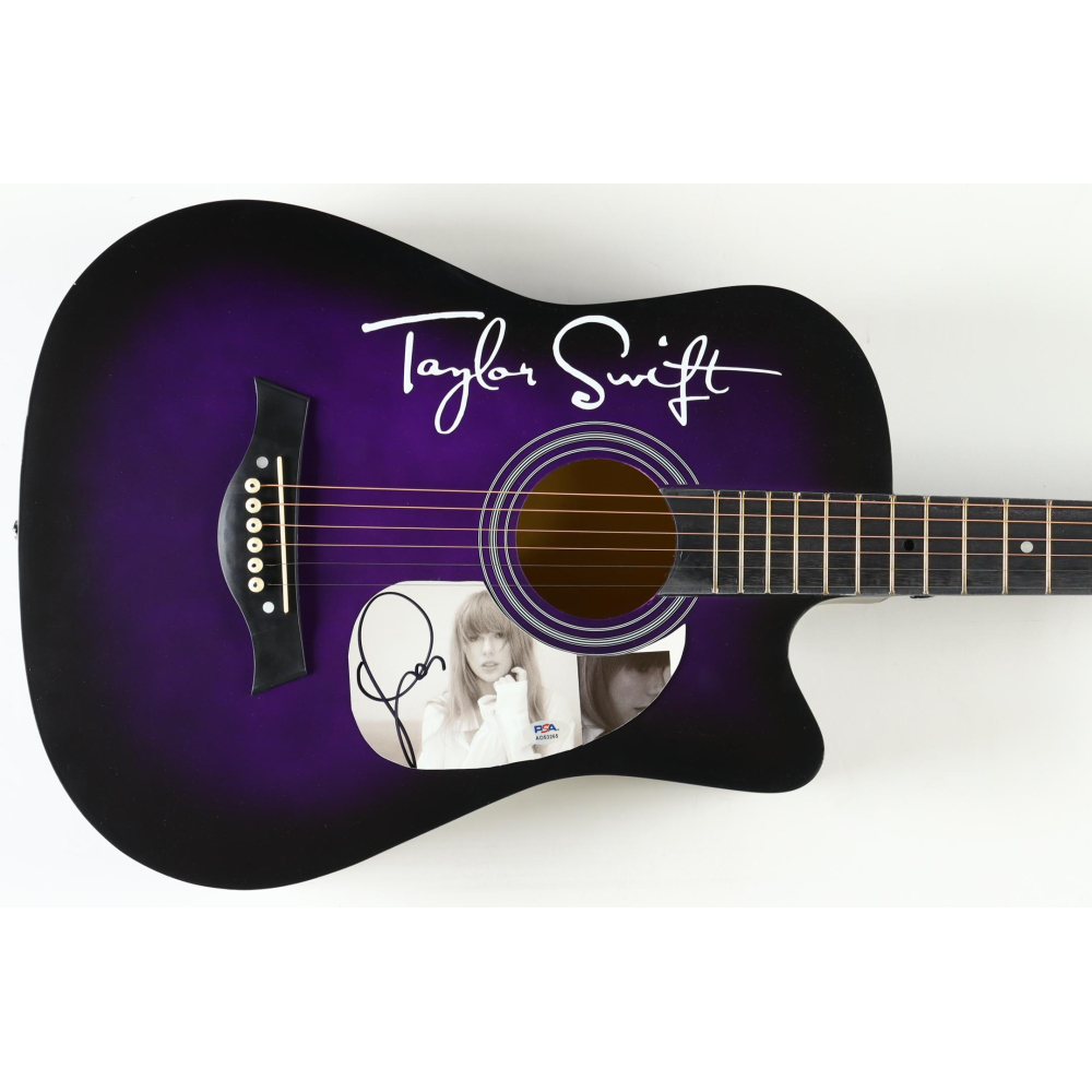 Taylor Swift Signed 38" Acoustic Guitar (PSA) | Pristine Auction