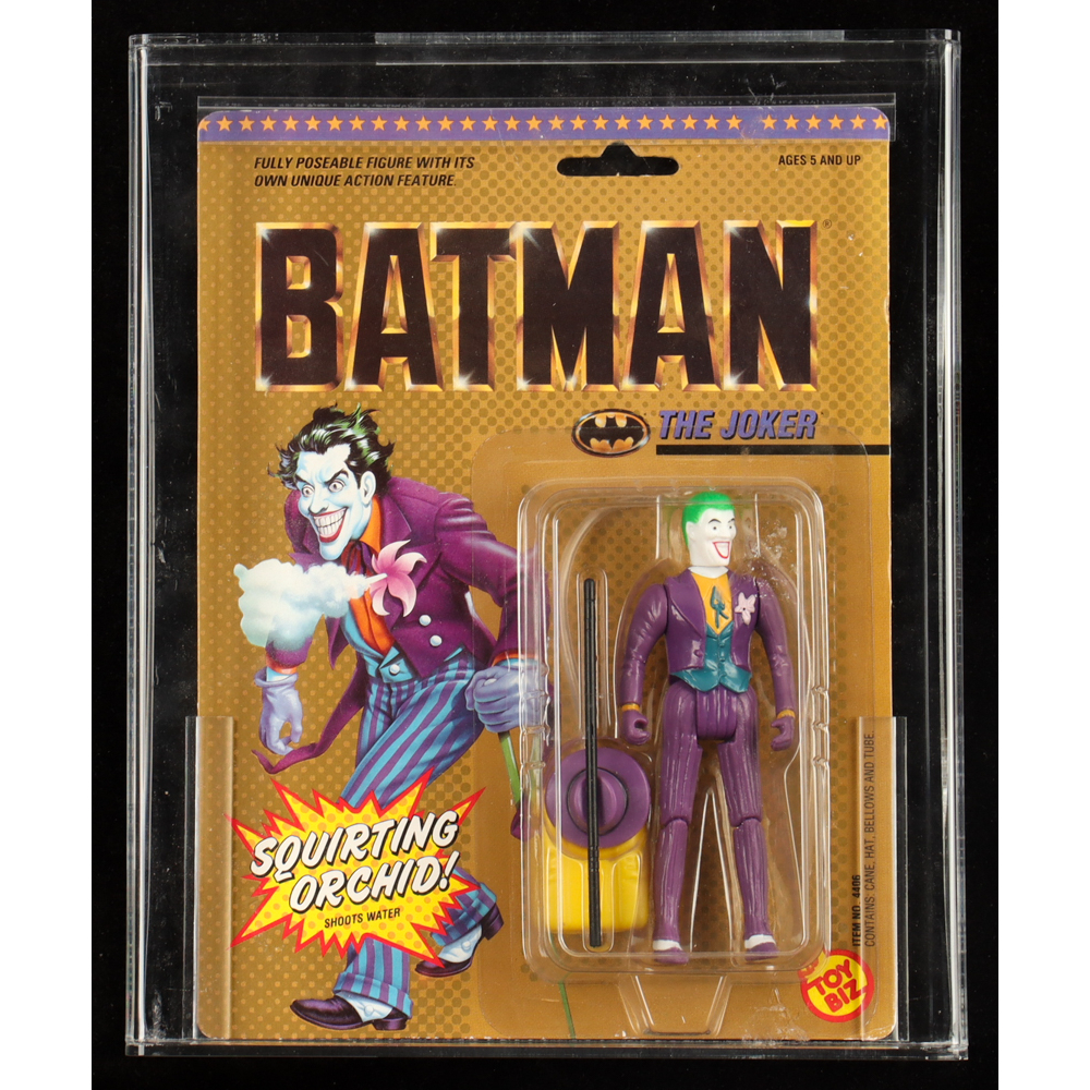 Batman The Joker Squirting Orchid Action Figure (AFA 80) | Pristine Auction