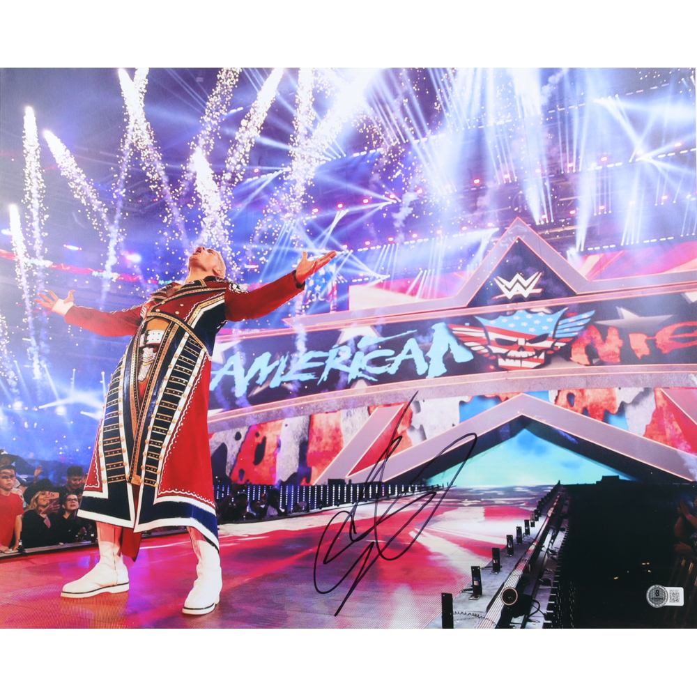 Cody Rhodes Signed WWE 16x20 Photo (Beckett) | Pristine Auction