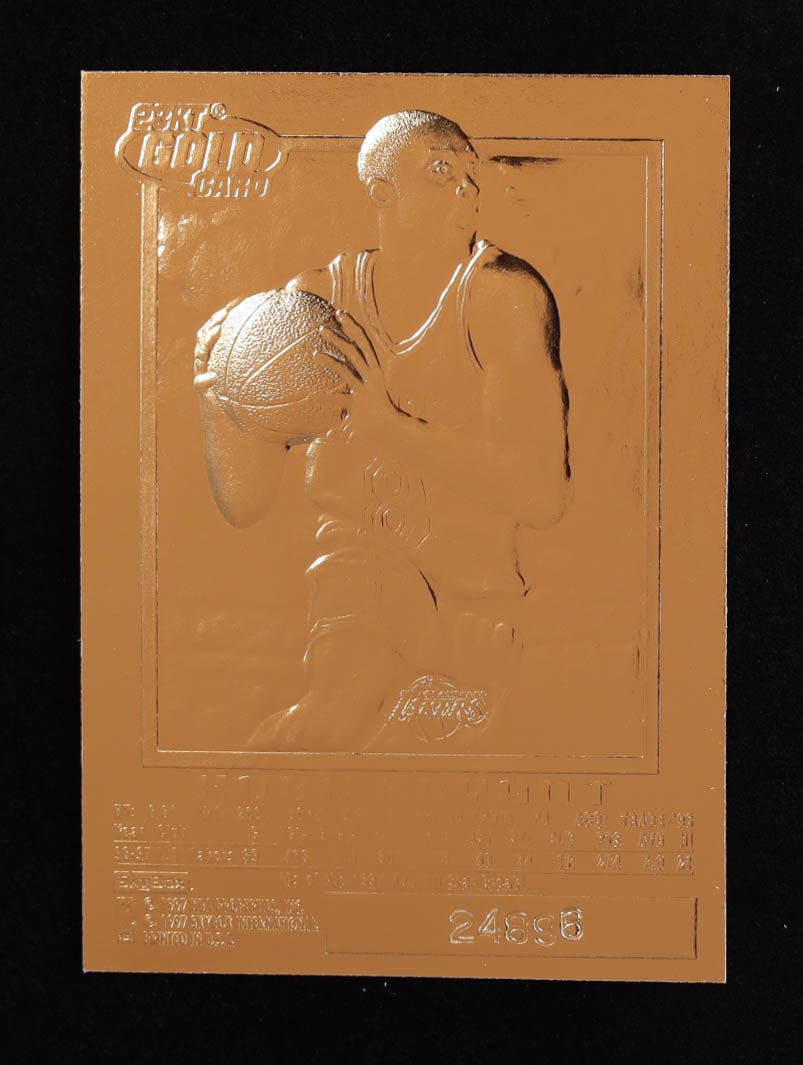 Kobe Bryant 1996-97 E-X2000 Purple Signature 23kt Gold RC #24896 ...