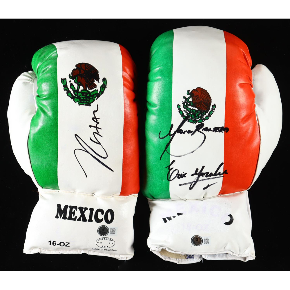 Julio Cesar Chavez, Marco Barrera & Erik Morales Signed Mexico Boxing ...