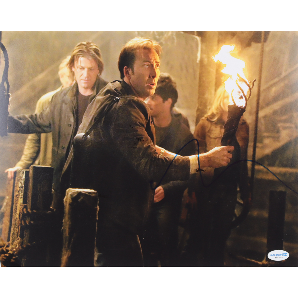 Nicolas Cage Signed "National Treasure" 11x14 Photo (AutographCOA ...