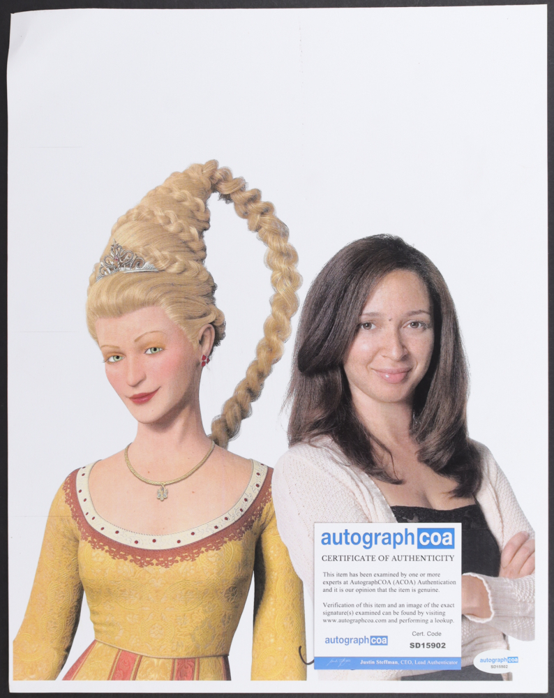 Maya Rudolph Signed "Shrek the Third" 11x14 Photo (AutographCOA ...