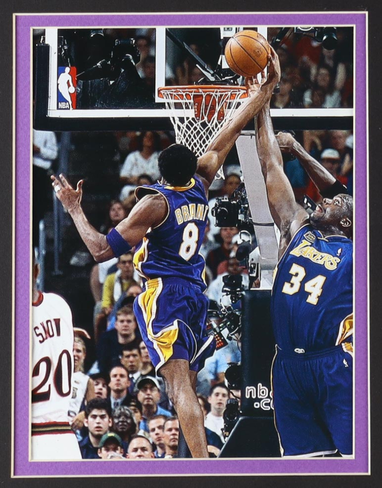 Kobe Bryant Lakers Custom Framed Jersey Display with Lakers Mini Banner ...