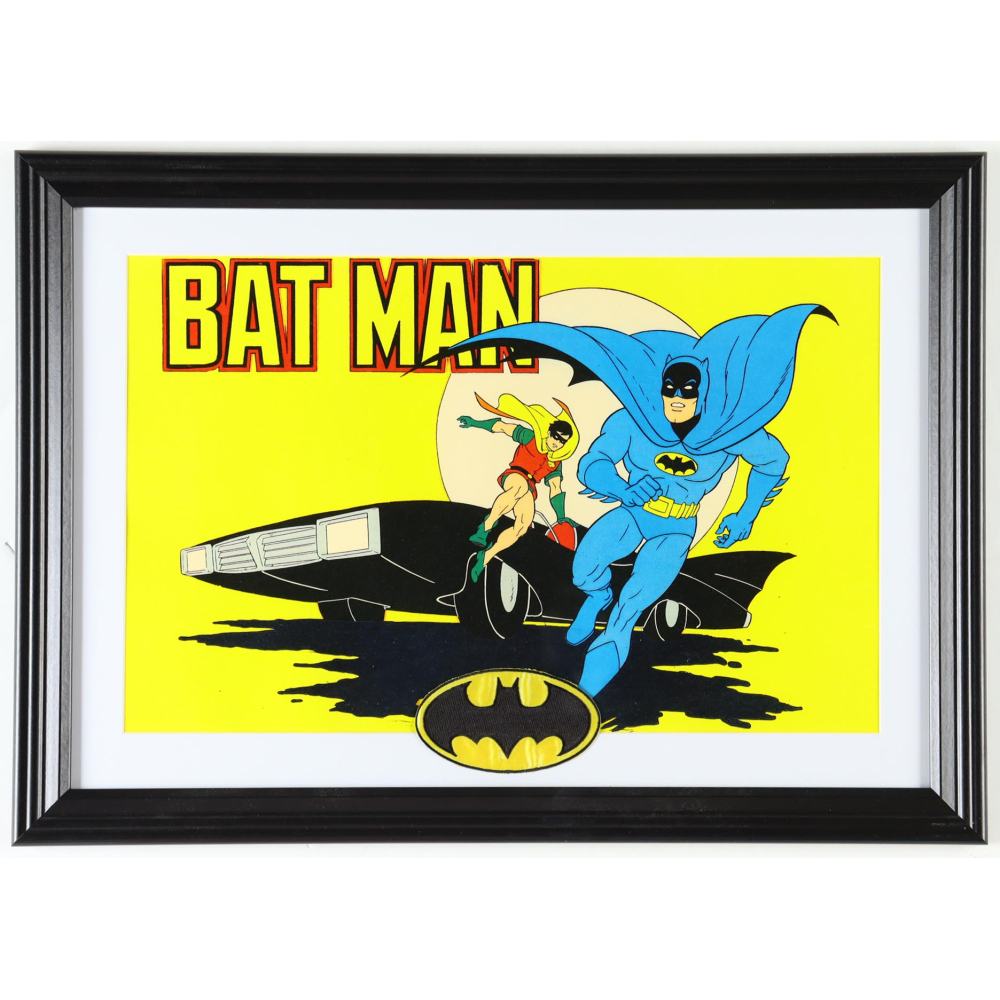 1968 "The Adventures of Batman" Custom Framed Print Display With Batman ...