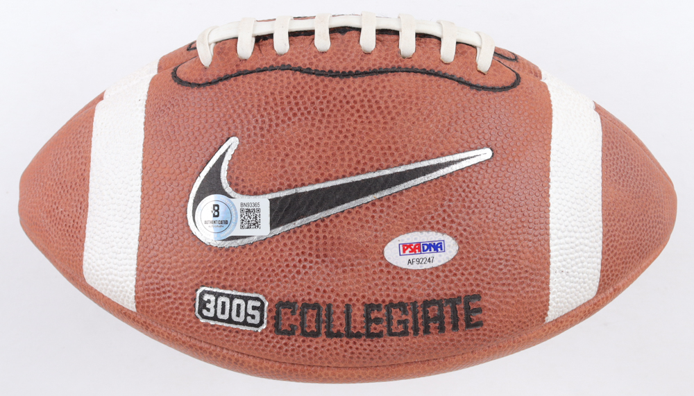 Oklahoma Sooners Logo Nike Football Signed by (4) with Kyler Murray ...