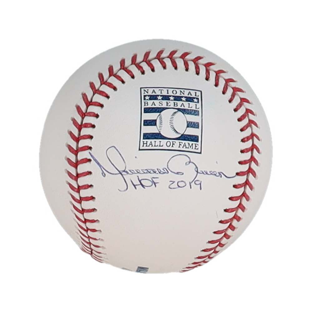 Mariano Rivera Signed OML Hall Of Fame Logo Baseball Inscribed "HOF ...
