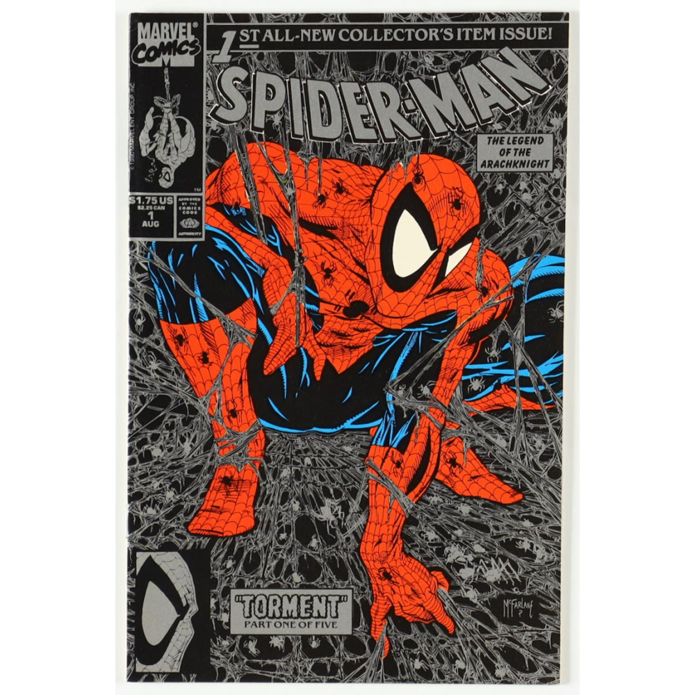 1990 "Spider-Man: Torment" Issue #1 Silver Variant Marvel Comic Book ...