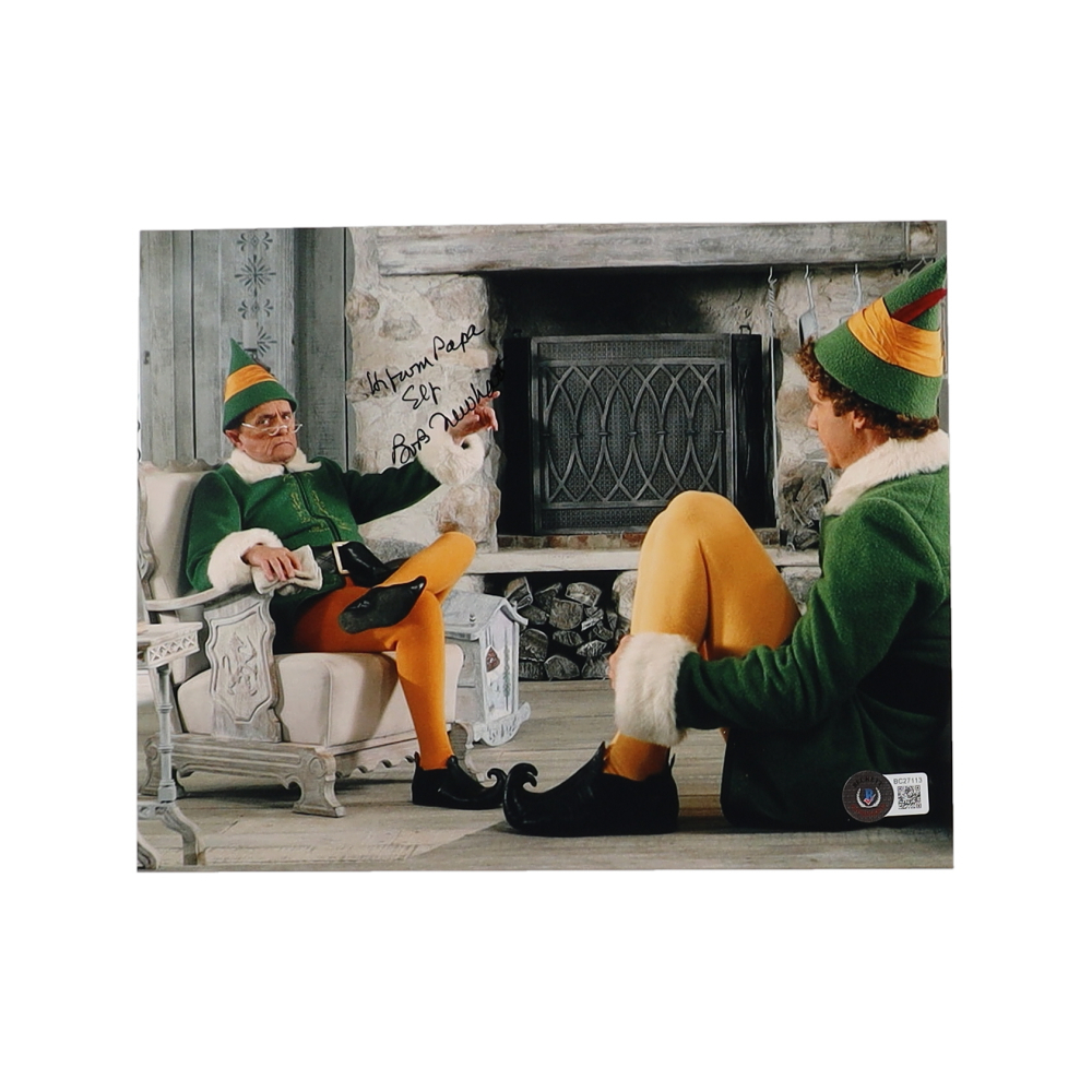 Bob Newhart Signed "Elf" 8x10 Photo Inscribed "Hi From Papa Elf ...