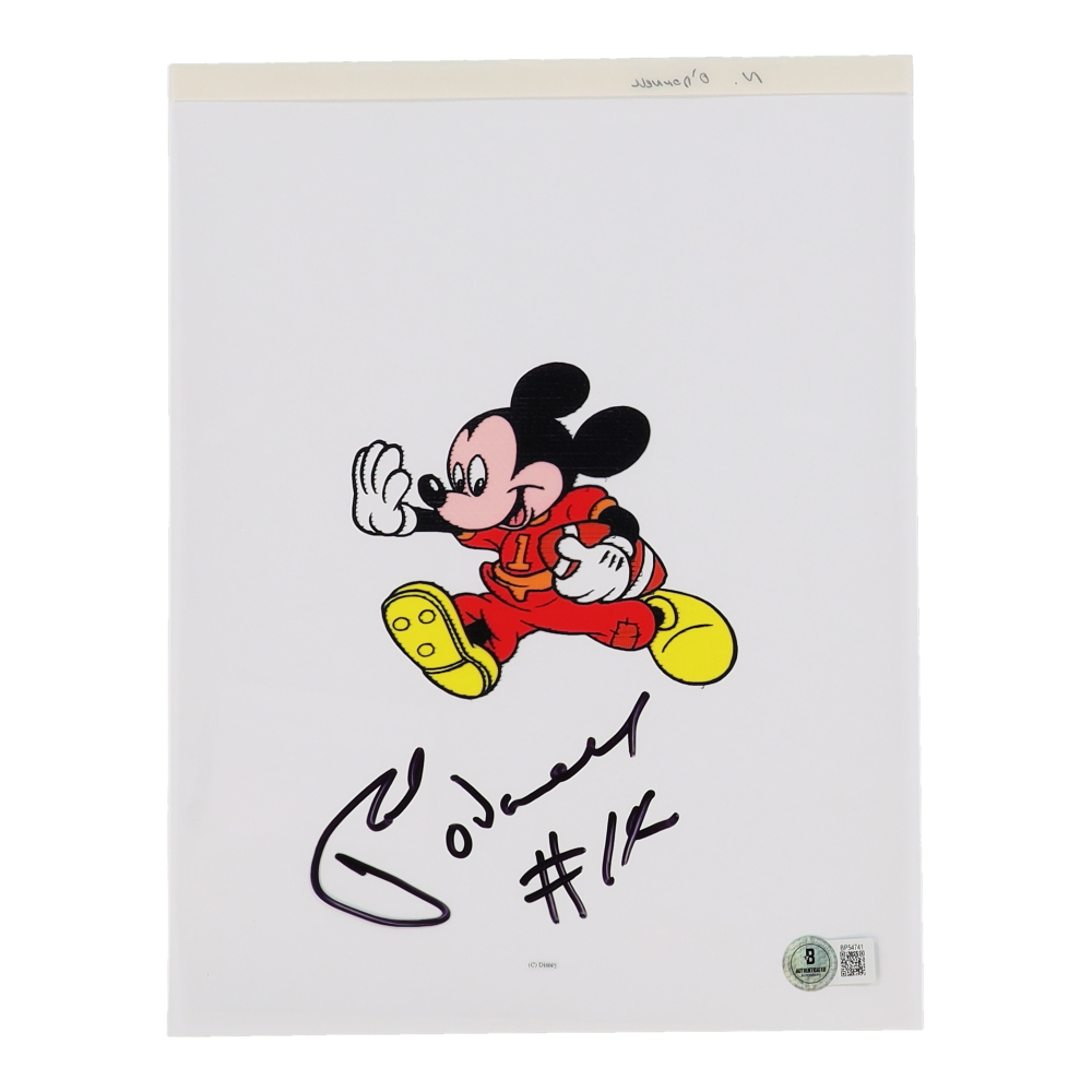 Neil O'Donnell Signed Mickey Mouse 8x10 Disney Animation Cel (Beckett ...