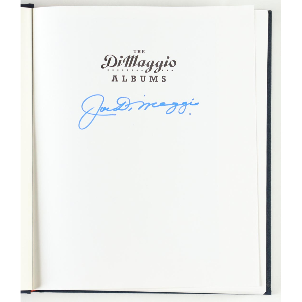 Joe DiMaggio Signed "The DiMaggio Albums" Hardcover Book (Beckett ...