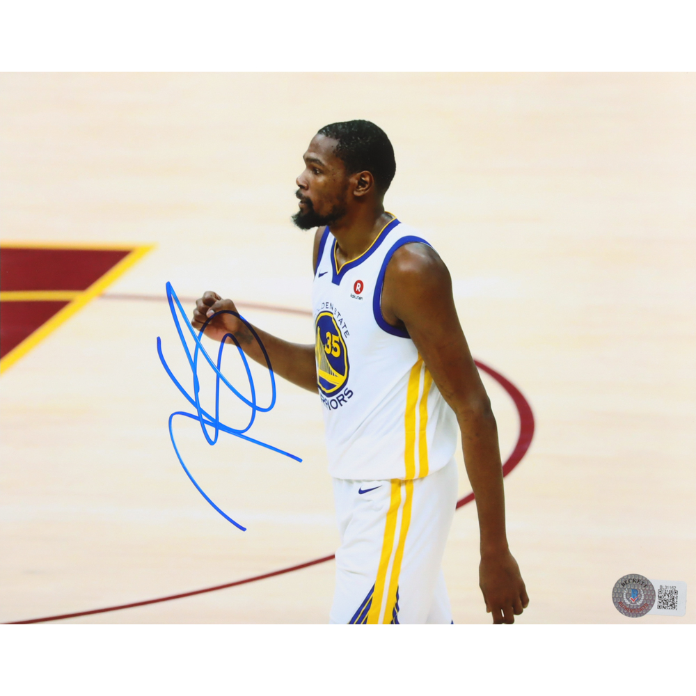 Kevin Durant Signed Warriors 8x10 Photo (Beckett) | Pristine Auction