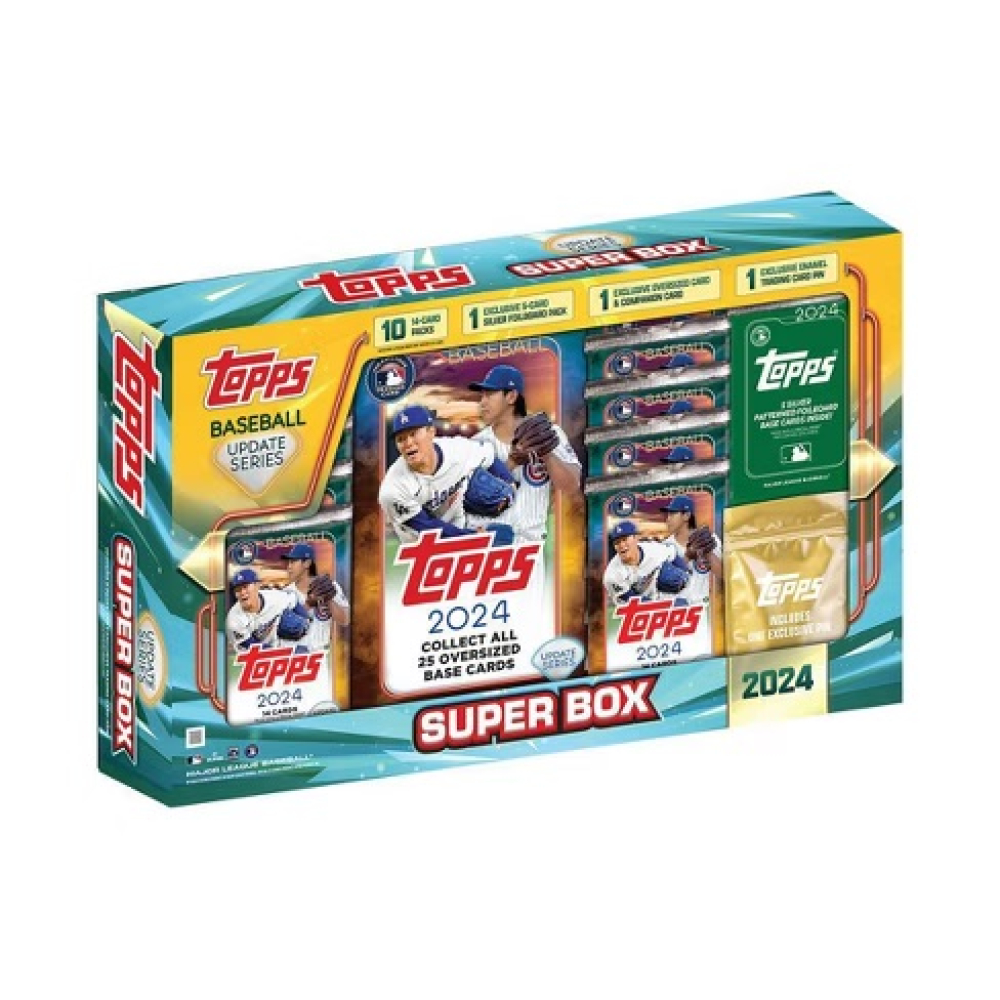 2024 Topps Update Series Baseball Super Box With (10) Packs | Pristine ...