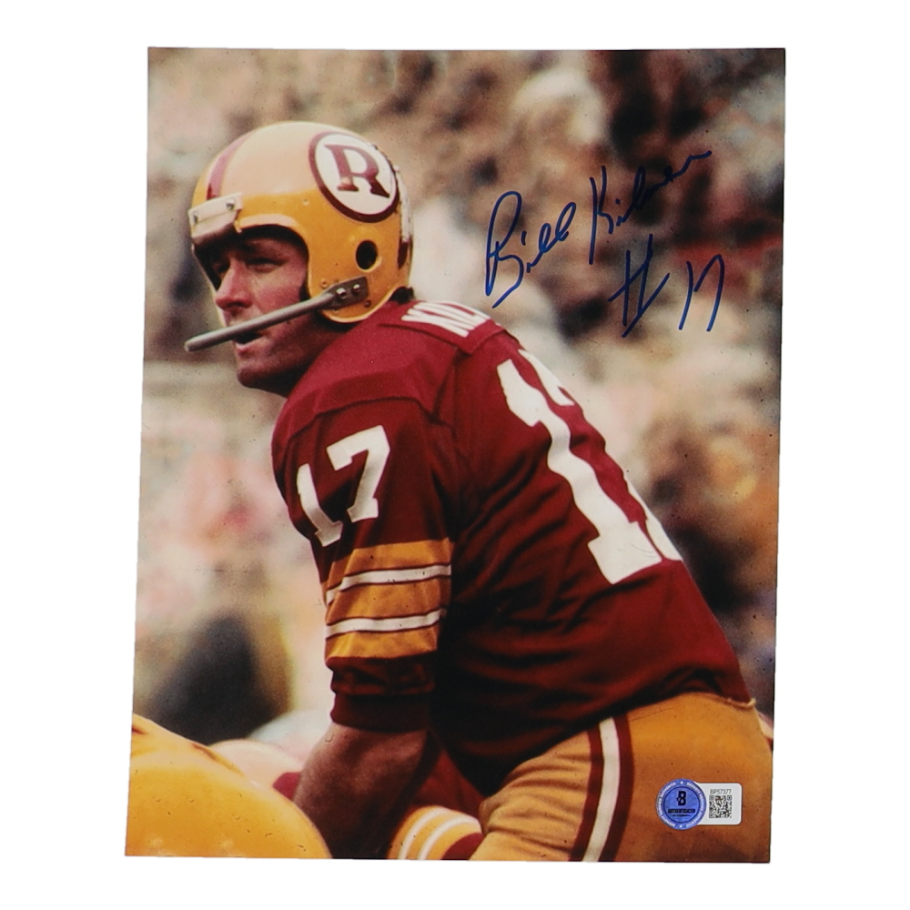 Billy Kilmer Signed Redskins 8x10 Photo (Beckett) | Pristine Auction