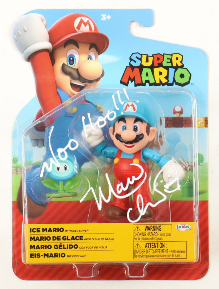 Charles Martinet Signed "Super Mario" Mario With Ice Flower Mini Action ...