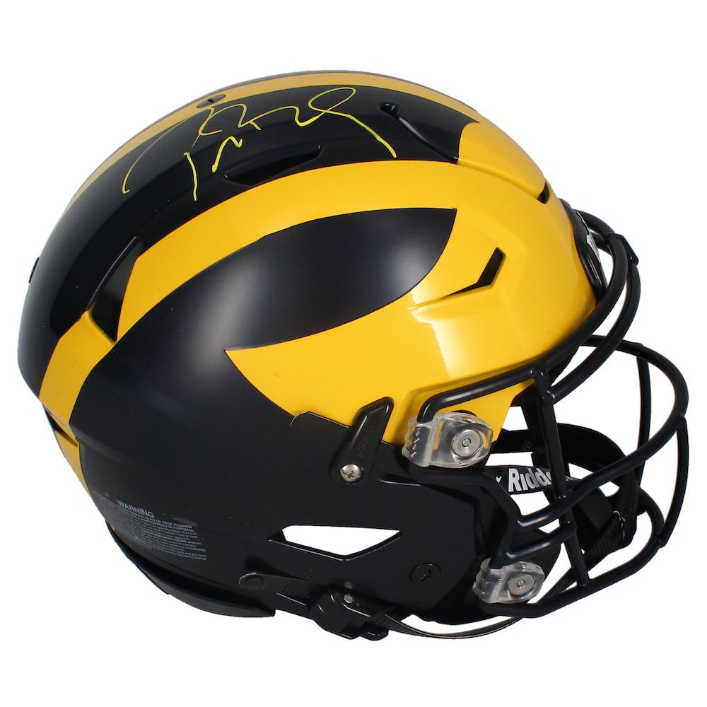 Tom Brady Signed Michigan Wolverines Full-Size Authentic On-Field ...