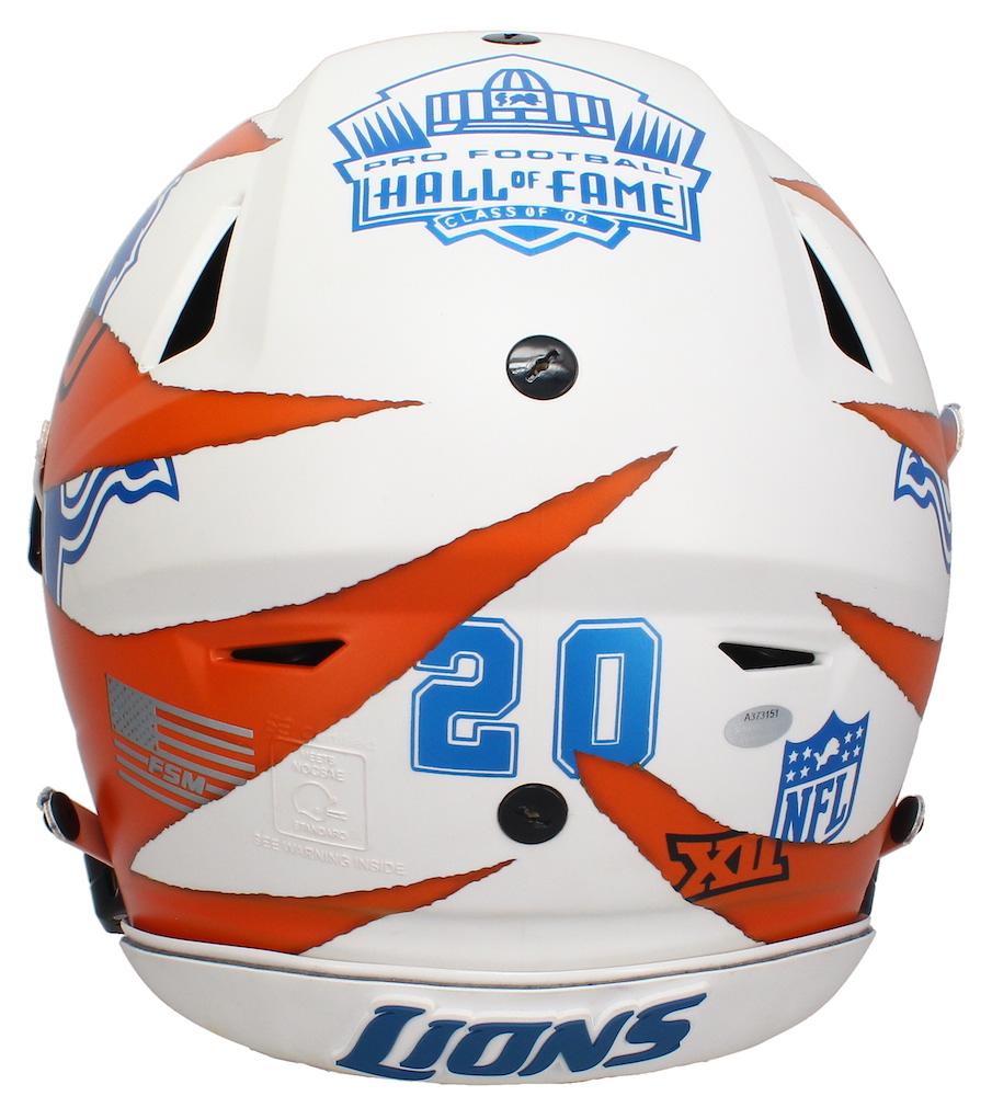 Barry Sanders Signed Oklahoma State Cowboys / Lions Full-Size Authentic ...