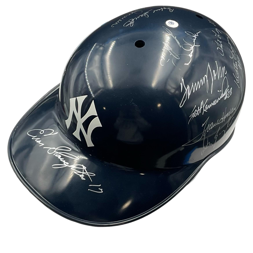 Derek Jeter & Enos Slaughter | Yankee Hall of Famers and Stars Full-Size Authentic Batting ...