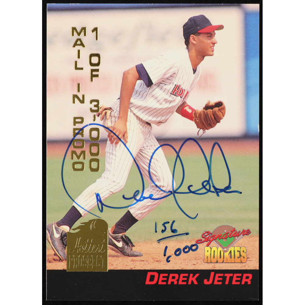 Derek Jeter 1994 Signature Rookies Hottest Prospects Mail-In Promos ...
