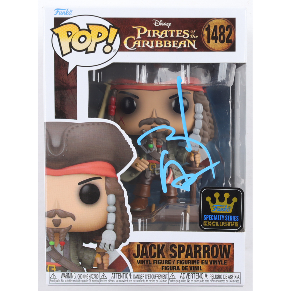 Johnny Depp Signed "Pirates of the Caribbean" #1482 Jack Sparrow Funko ...
