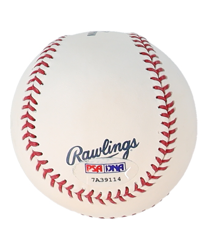 Mike Joseph Piazza Signed Hall of Fame Logo OML Baseball (PSA ...