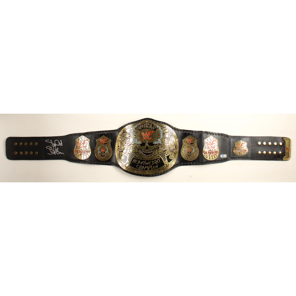 Stone Cold Steve Austin Signed WWF Championship Belt (Beckett ...