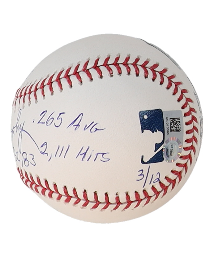 Dale Murphy Signed LE OML Baseball with Multiple Career Stat ...
