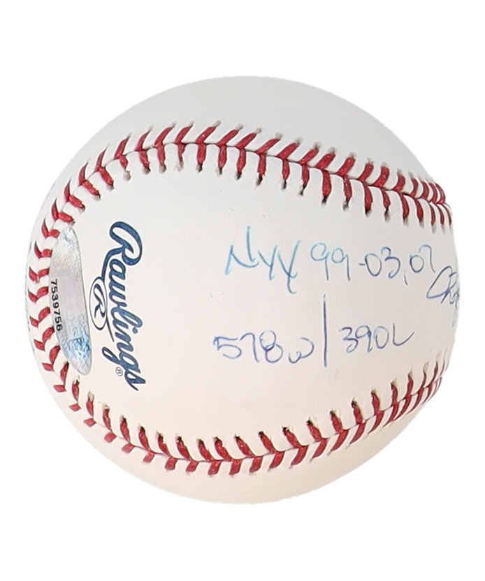 Roger Clemens Signed LE OML Baseball with Multiple Career Stat ...