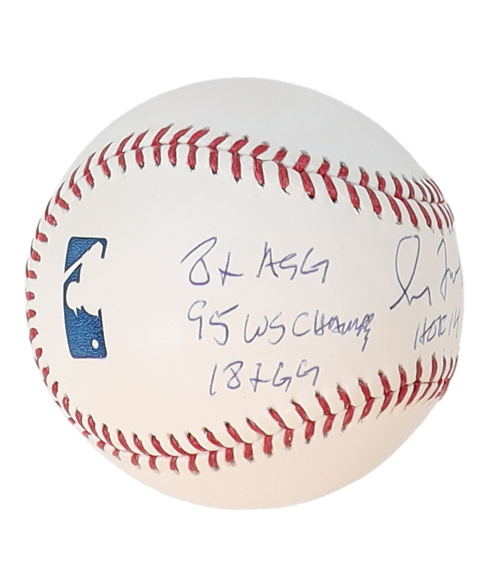 Greg Maddux Signed OML Baseball with Multiple Career Stat Inscriptions (MLB) | Pristine Auction